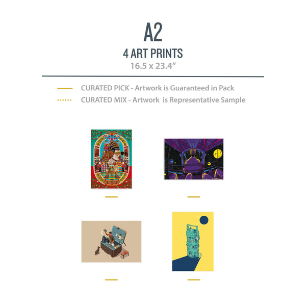 A2 FUSION Pack (Remix) - 4 Prints - Kulture Shop